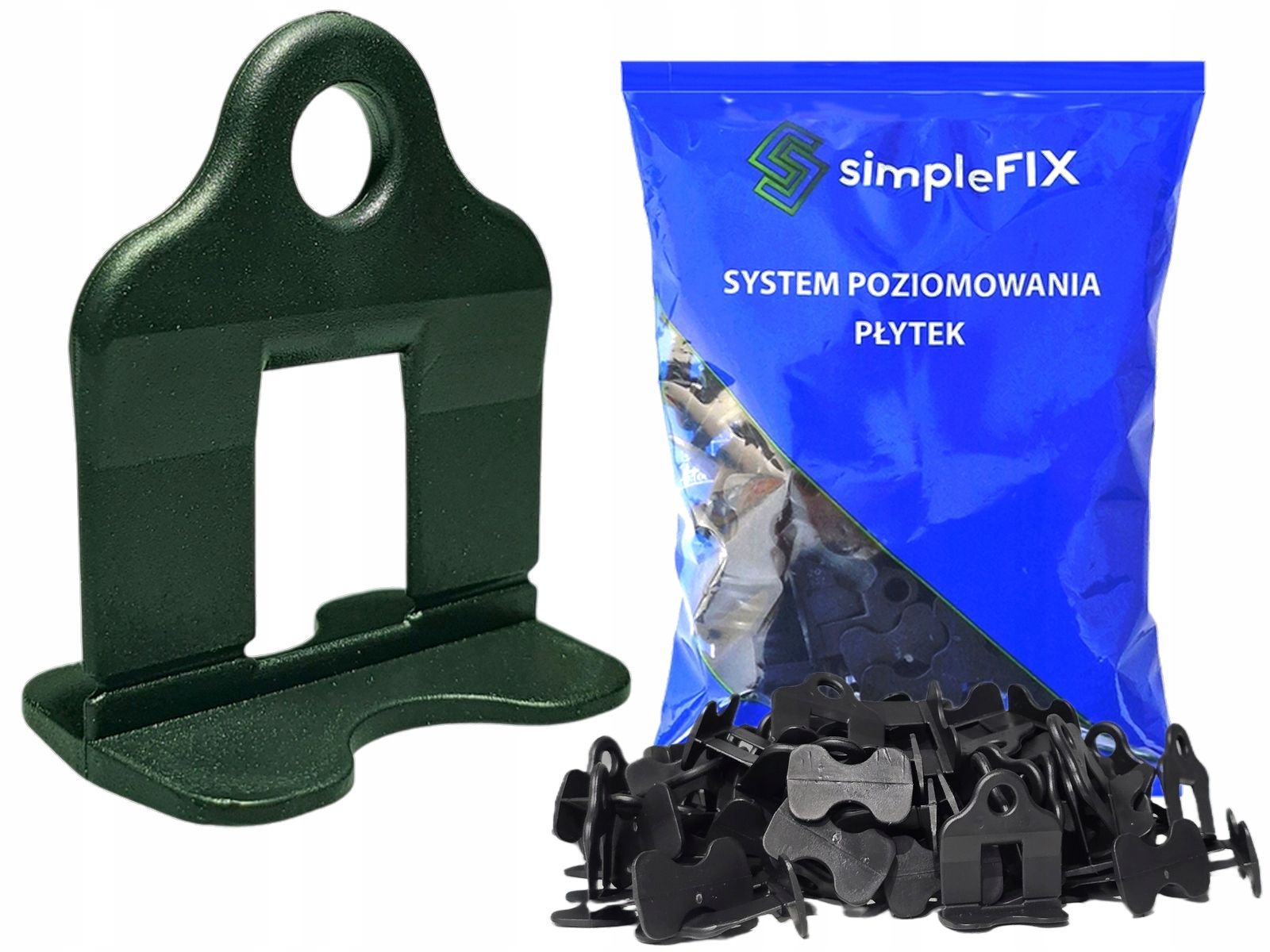 SYSTEM POZIOMOWANIA PŁYTEK SIMPLEFIX 100 KLIPSÓW 1mm KLIPSY DO POZIOMOWANIA (5906395420155 ...