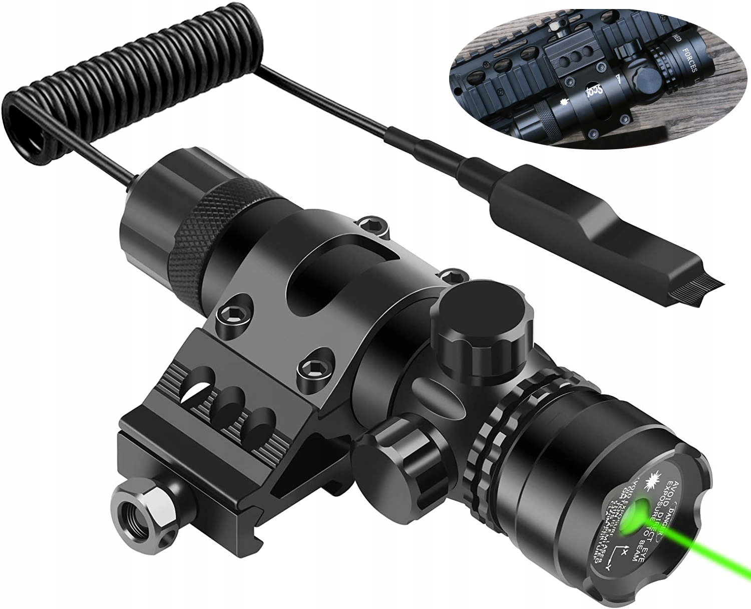 Tactical Green Laser Sight • Cena, Opinie - Allegro