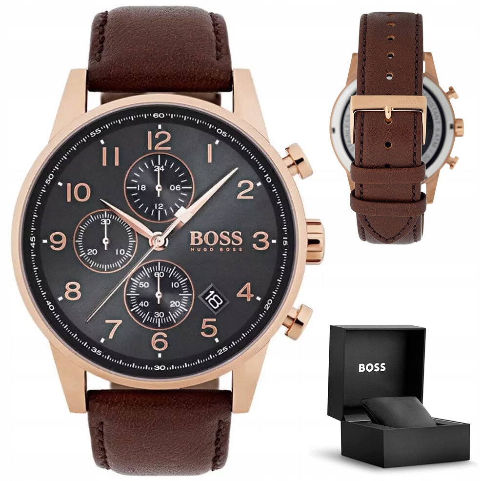 PÁNSKE HODINKY HUGO BOSS 1513496 - NAVIGÁTOR + DARČEKOVÝ BOX za 107 ...