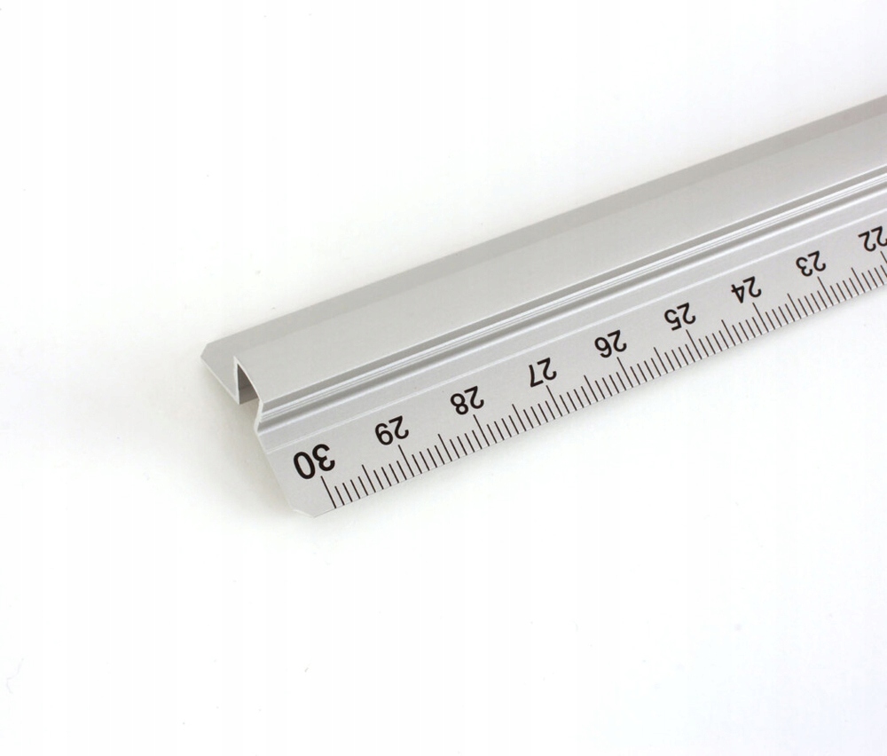 Leniar Linijka aluminiowa z uchwytem 30cm (5903057303177) • Cena ...