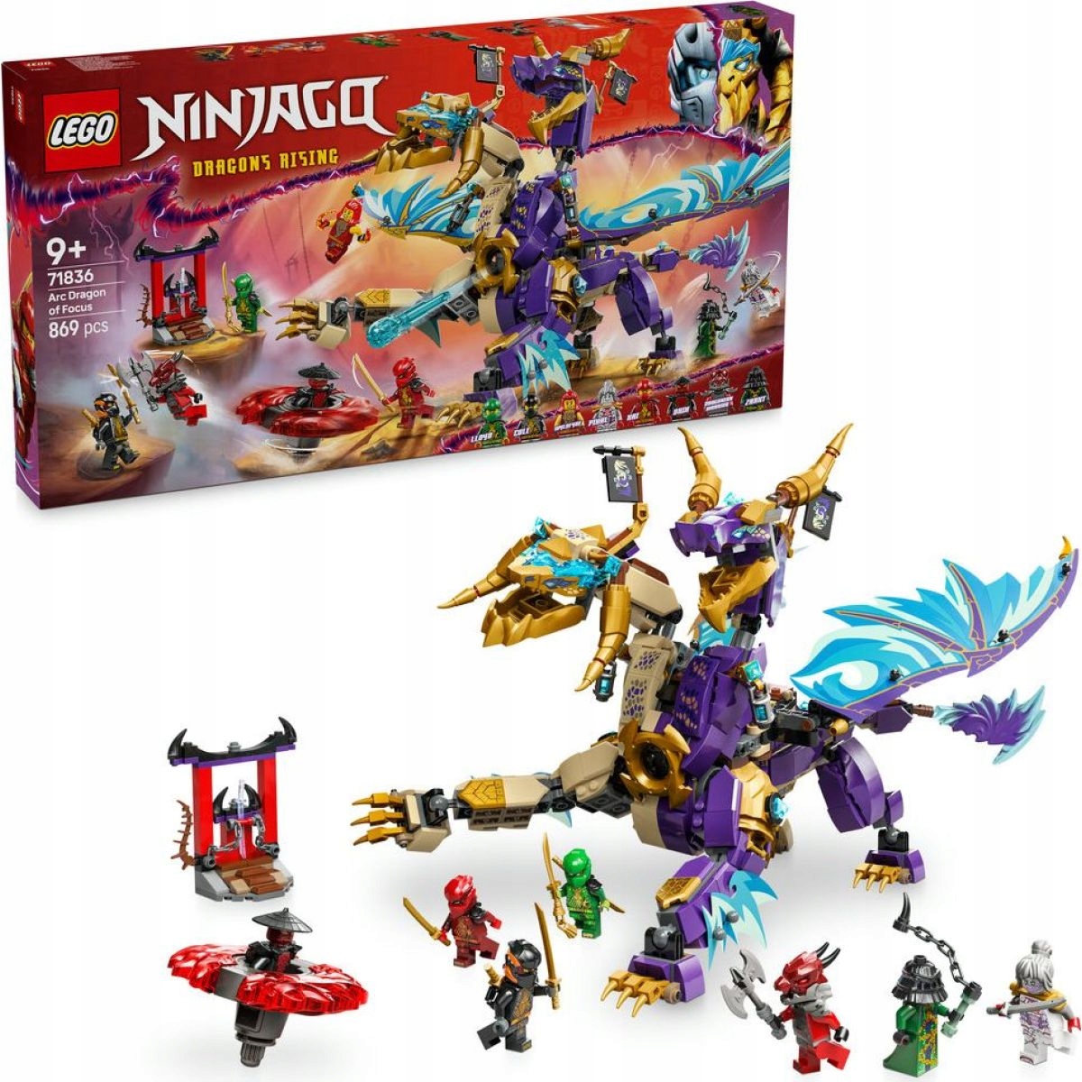 LEGO NINJAGO 71836 Smok koncentracji Arc (5702017815701) • Cena, Opinie ...
