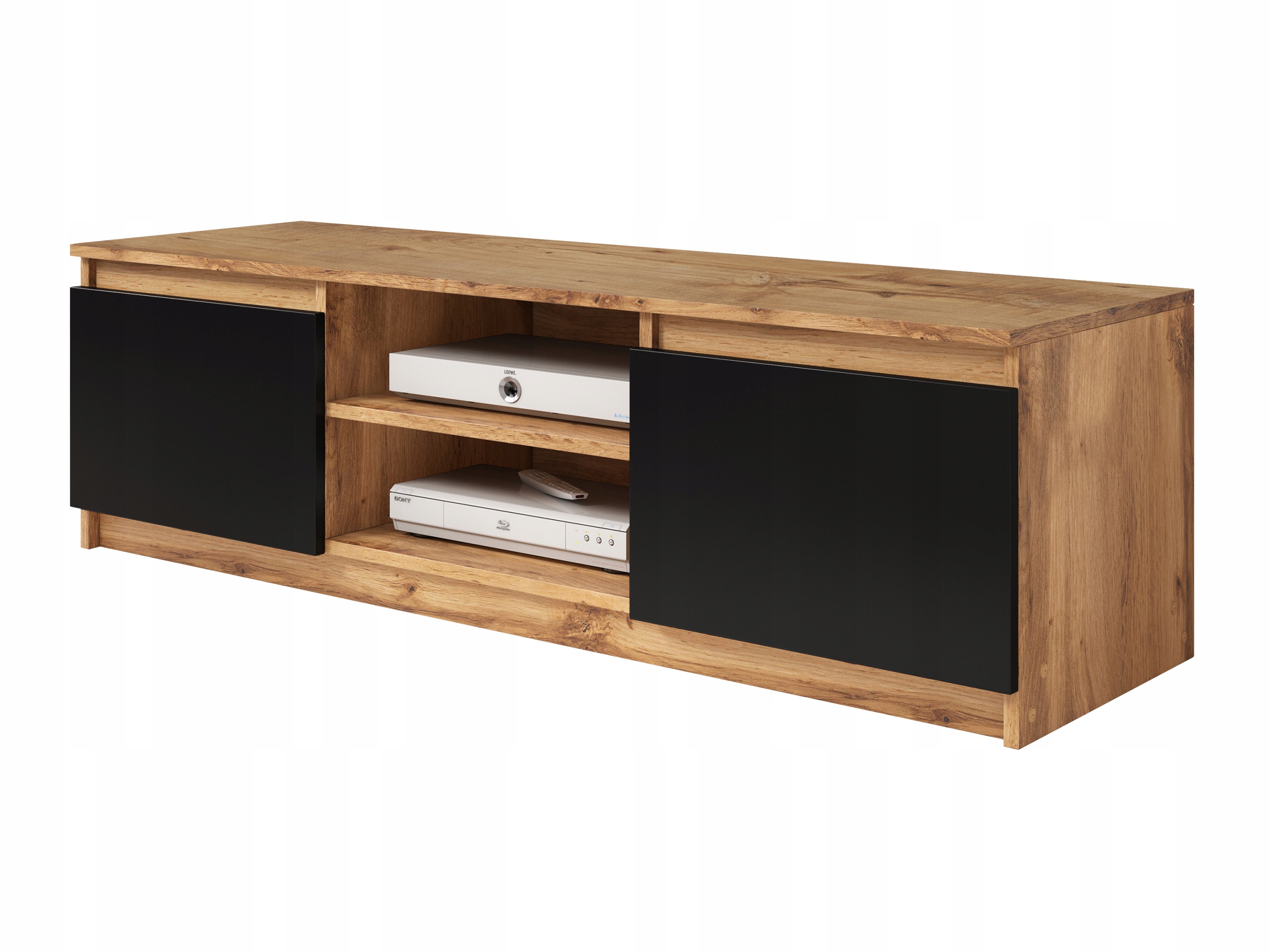 SZAFKA RTV do salonu komoda z półkami DINGO (5903211167140) • Cena ...