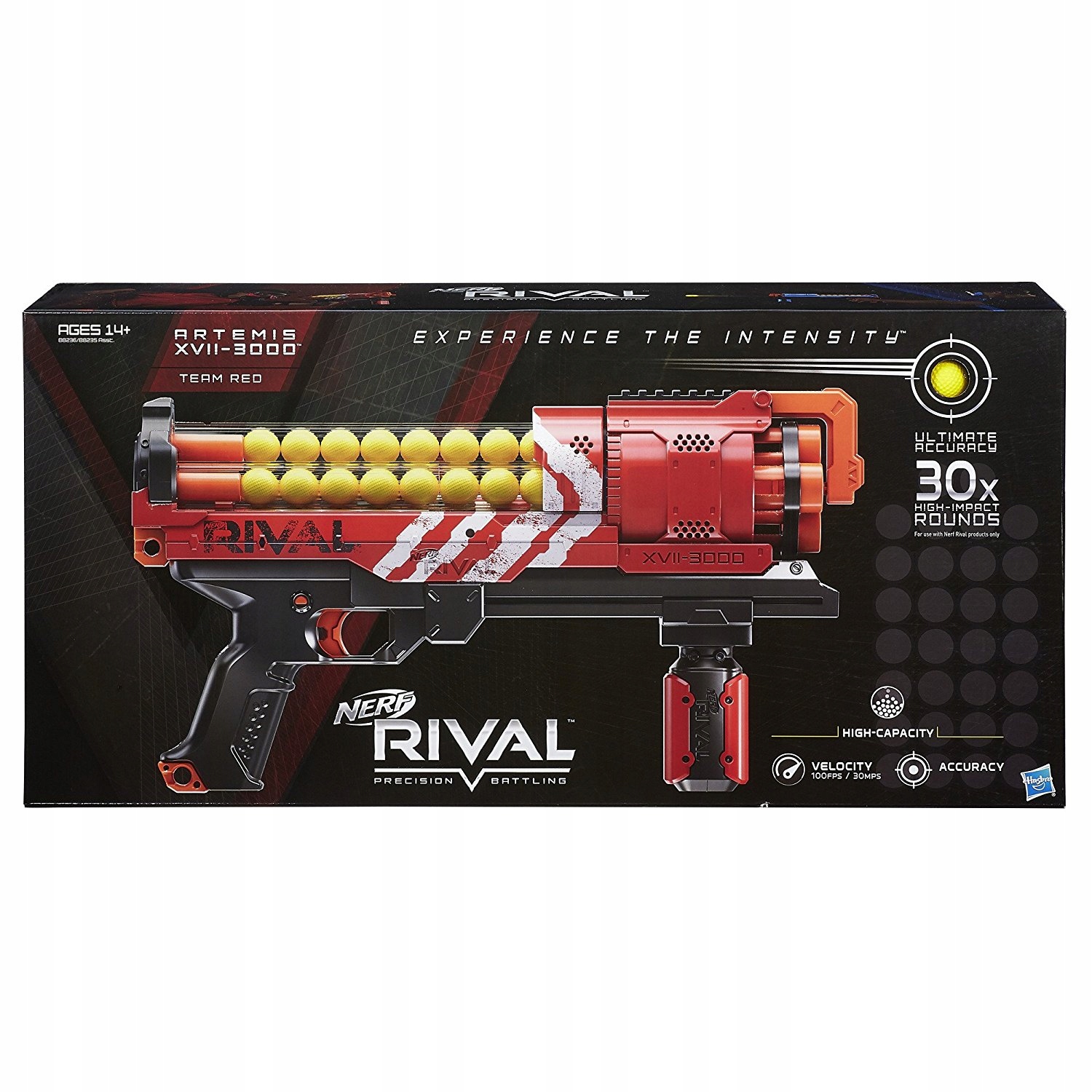 NERF RIVAL NA KULKI ARTEMIS XVII-3000 CZERWONY NERF RIVAL NA KULKI ARTEMIS XVII-3000 CZERWONY