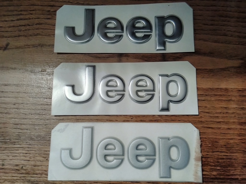 JEEP EMBLEMAT ZNACZEK LOGO NAKLEJKA CHROM METAL - porównaj ceny ...