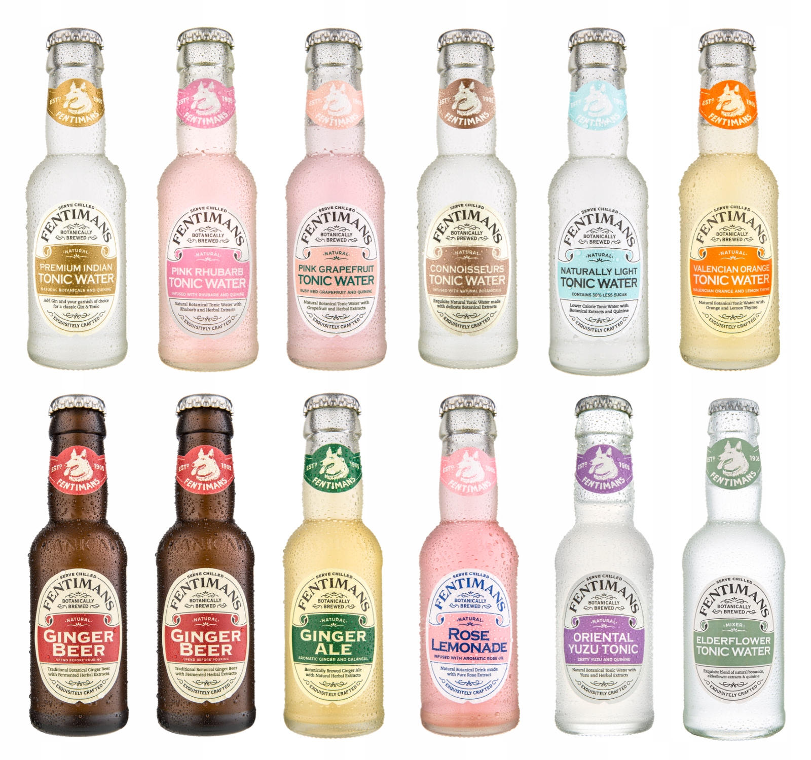Fentimans zestaw degustacyjny barmański 12x200ml (5904507900724) • Cena ...
