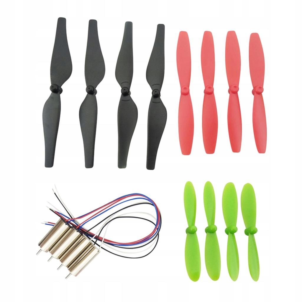 7.4V 8520 Ulepszony 8.5x20mm Mini silnik bezrdzeniowy i 12 rekwizytów ...