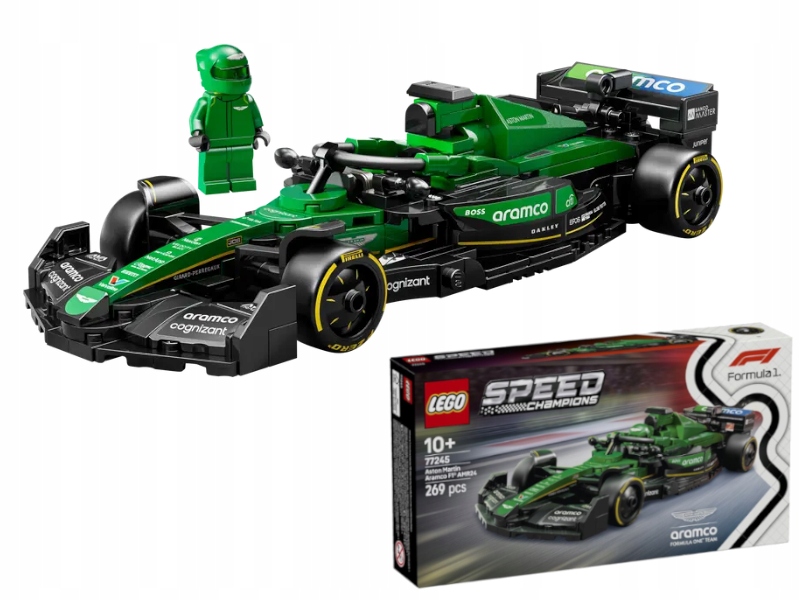 Klocki LEGO Speed Champions Zestaw 77245 Bolid F1 Aston Martin Aramco ...