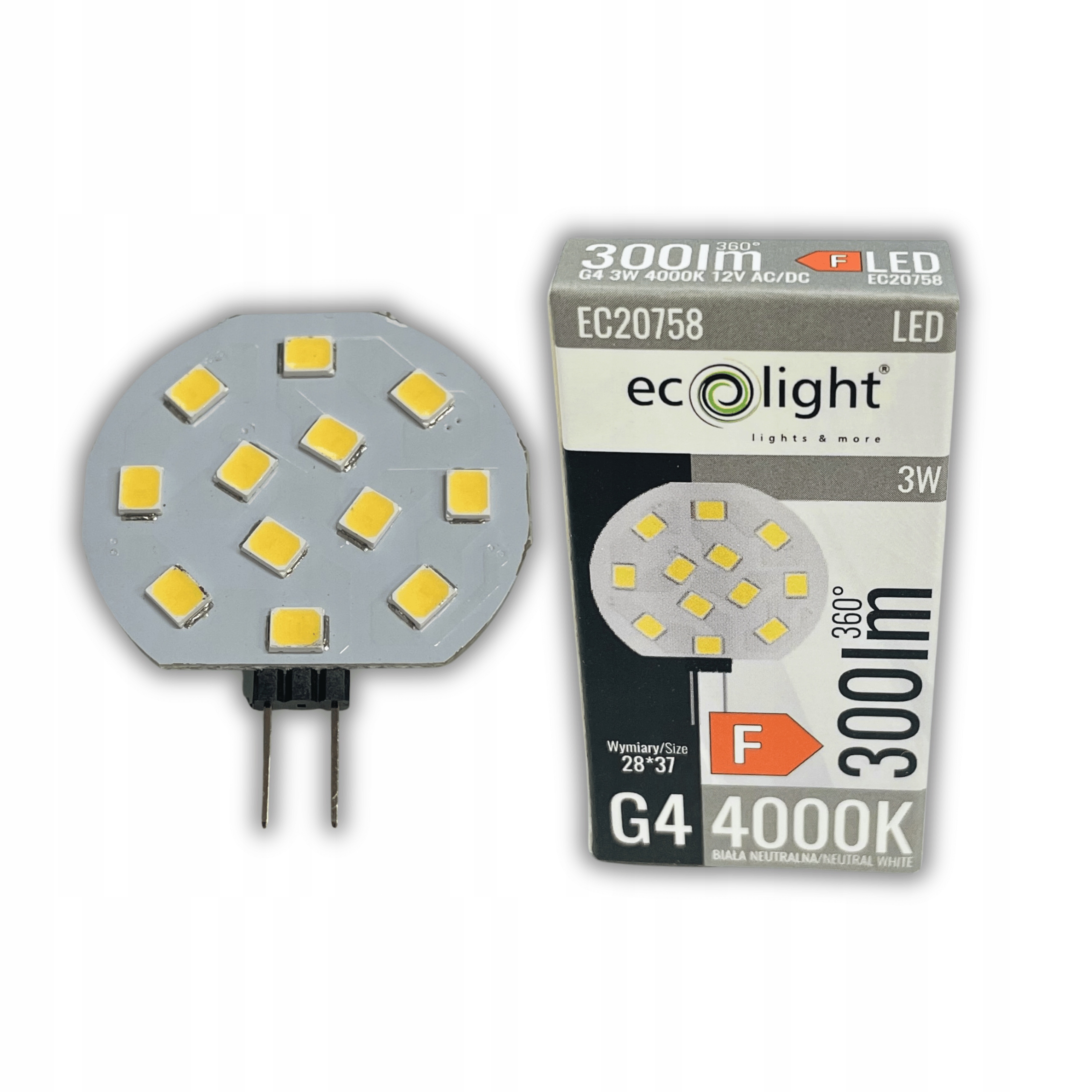 Żarówka LED G4 TALERZYK 3W SMD 4000K Barwa NEUTRALNA 300lm TALERZYK ... Żarówka LED G4 TALERZYK 3W SMD 4000K Barwa NEUTRALNA 300lm TALERZYK ...