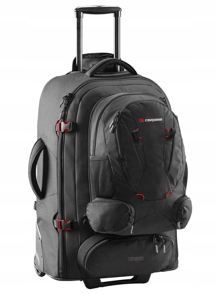 Caribee Sky Master 70l Černý Batoh S Kolečky - Nízká cena na Allegro