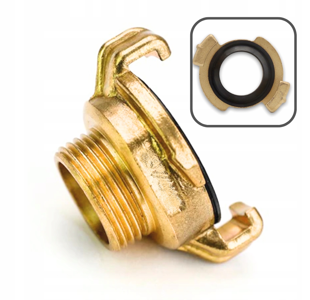 Złącze kłowe GEKA gwint ZEWNĘTRZNY 1/2'' Mosiądz Szybkozłącze • Cena ...