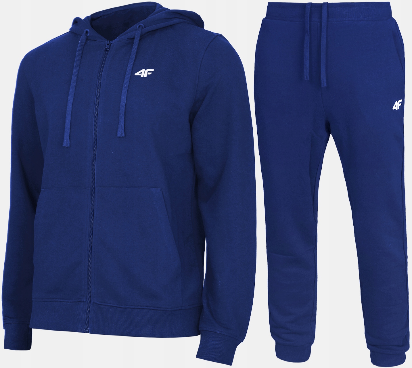 DRES MĘSKI 4F SPORTOWY TRENINGOWY BLUZA SPODNIE KOMPLET DRESY BAWEŁNA L ...