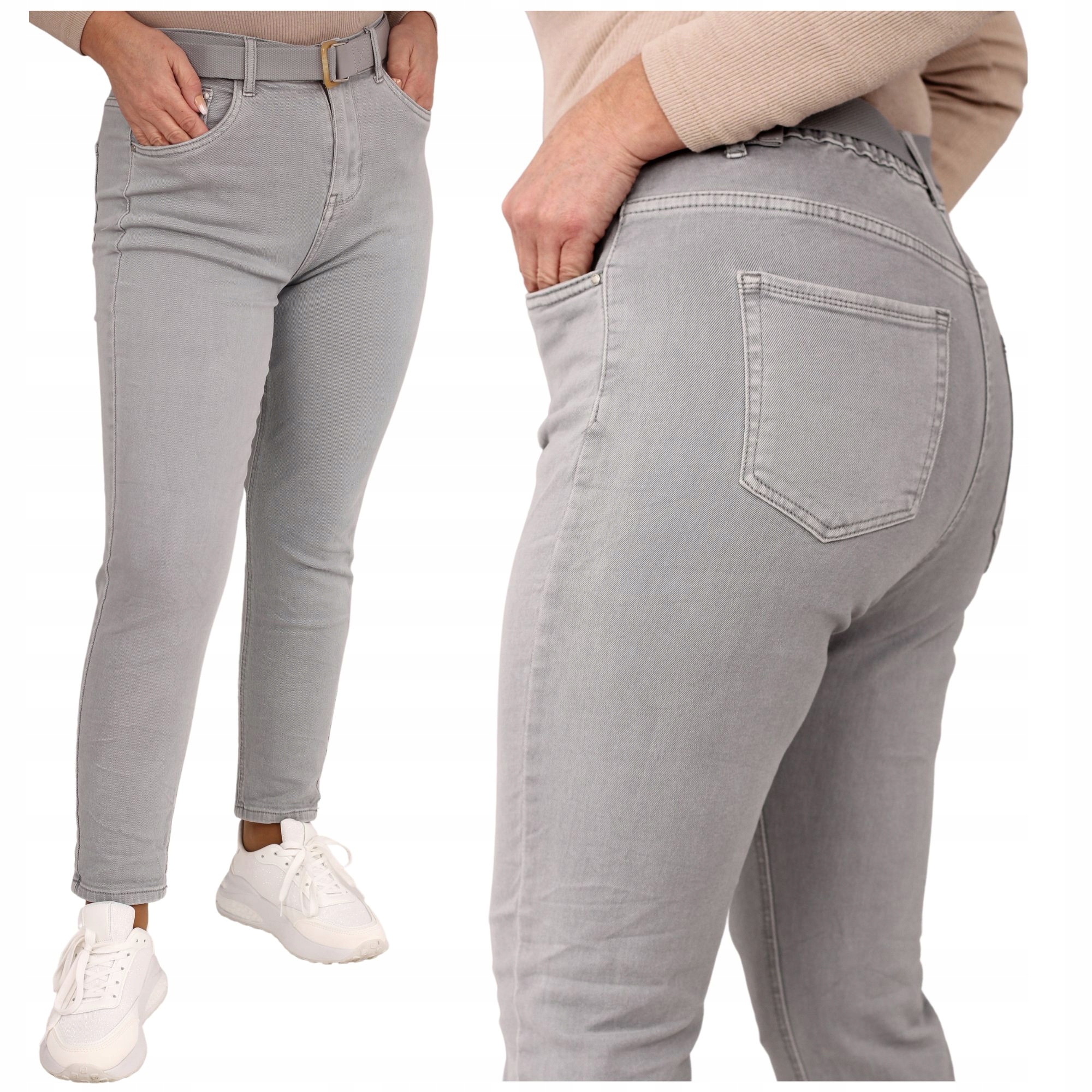 MODNE luźne spodnie damskie WYSOKI STAN XS-XL • Cena, Opinie • Casual ...