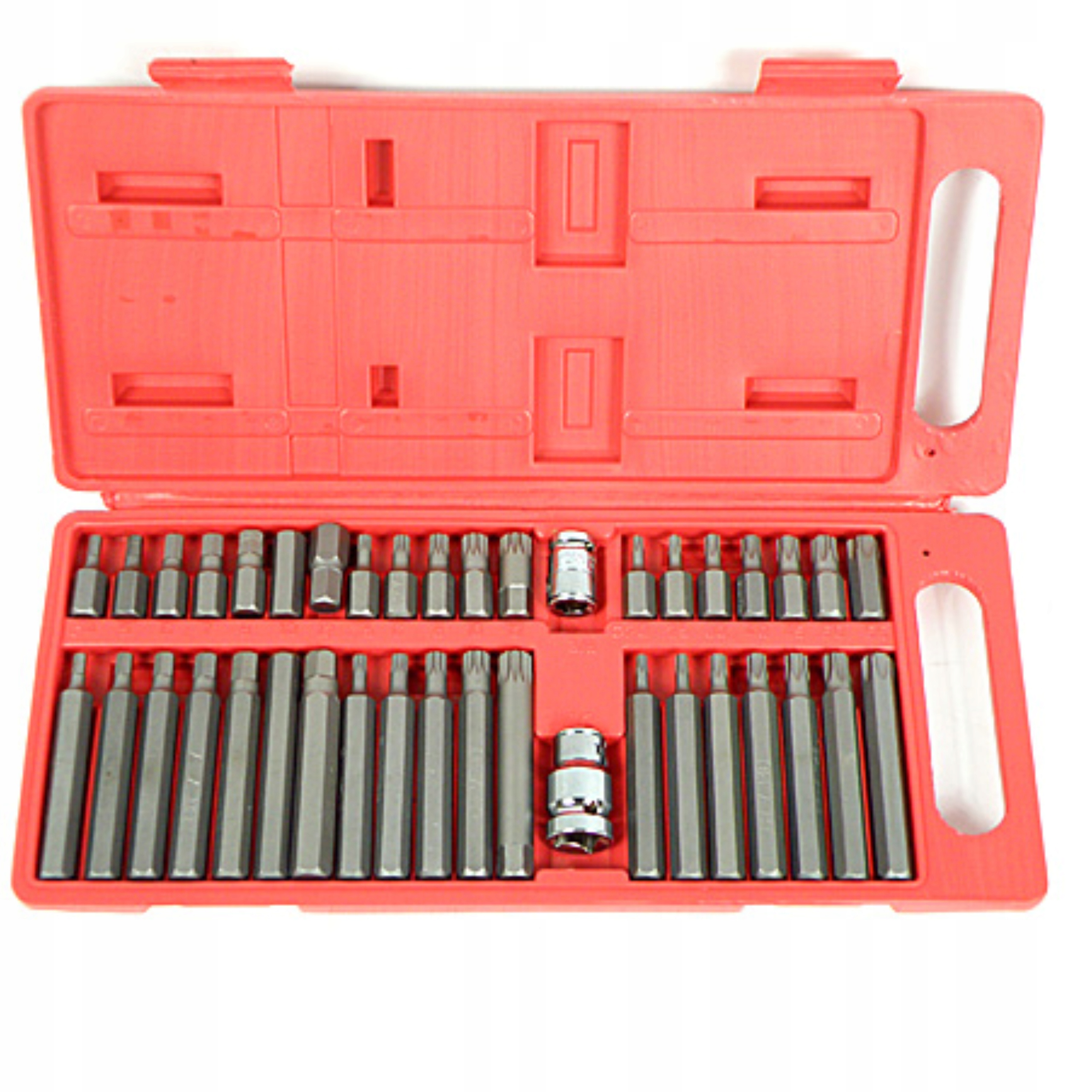 KOMPLET ZESTAW BITÓW TORX HEX SPLINE 40 ELEMENTÓW S10631 3415419170720 ...