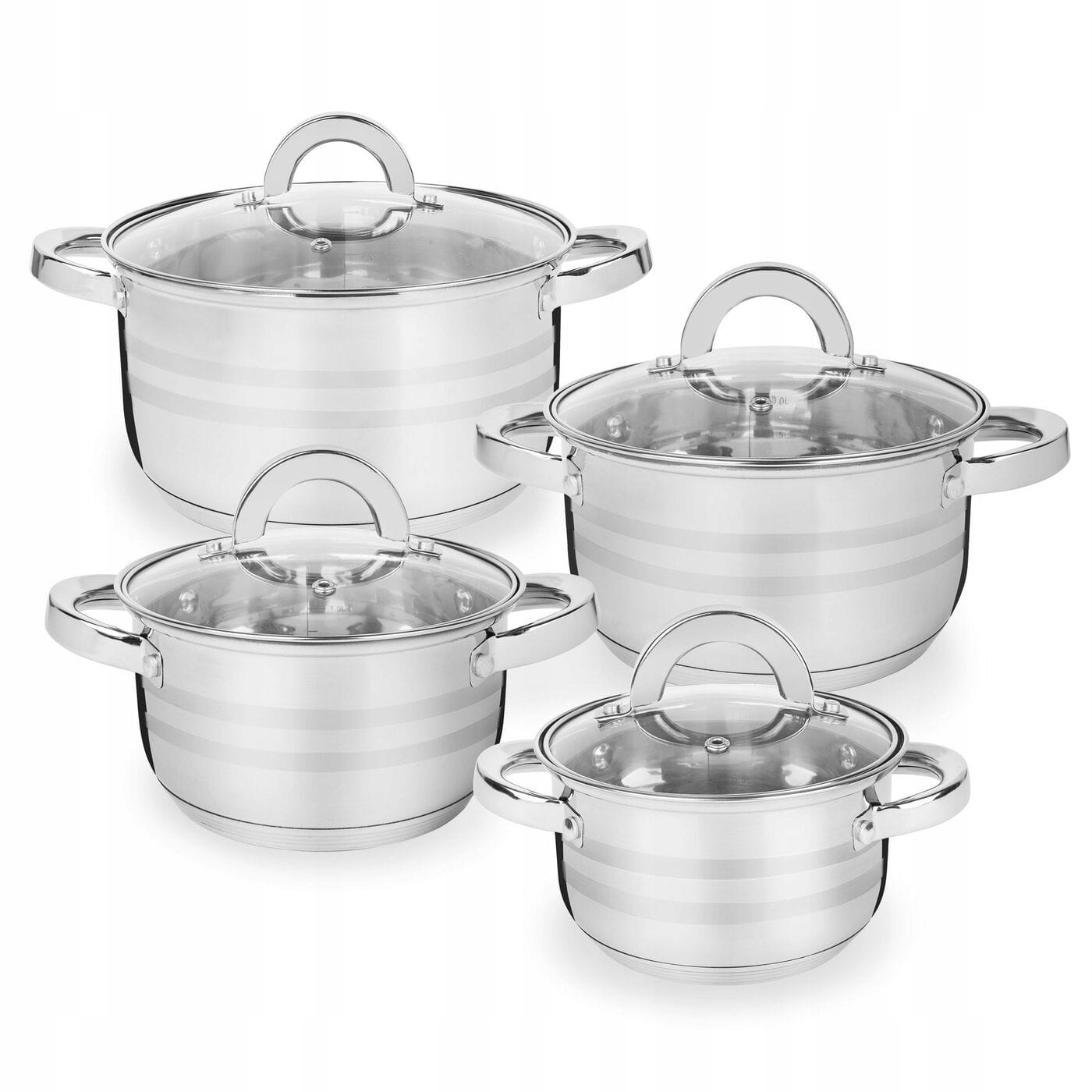 Konighoffer Zestaw garnków nierdzewnych Zefir 8 elementów (5903313402576) • Cena, Opinie ...