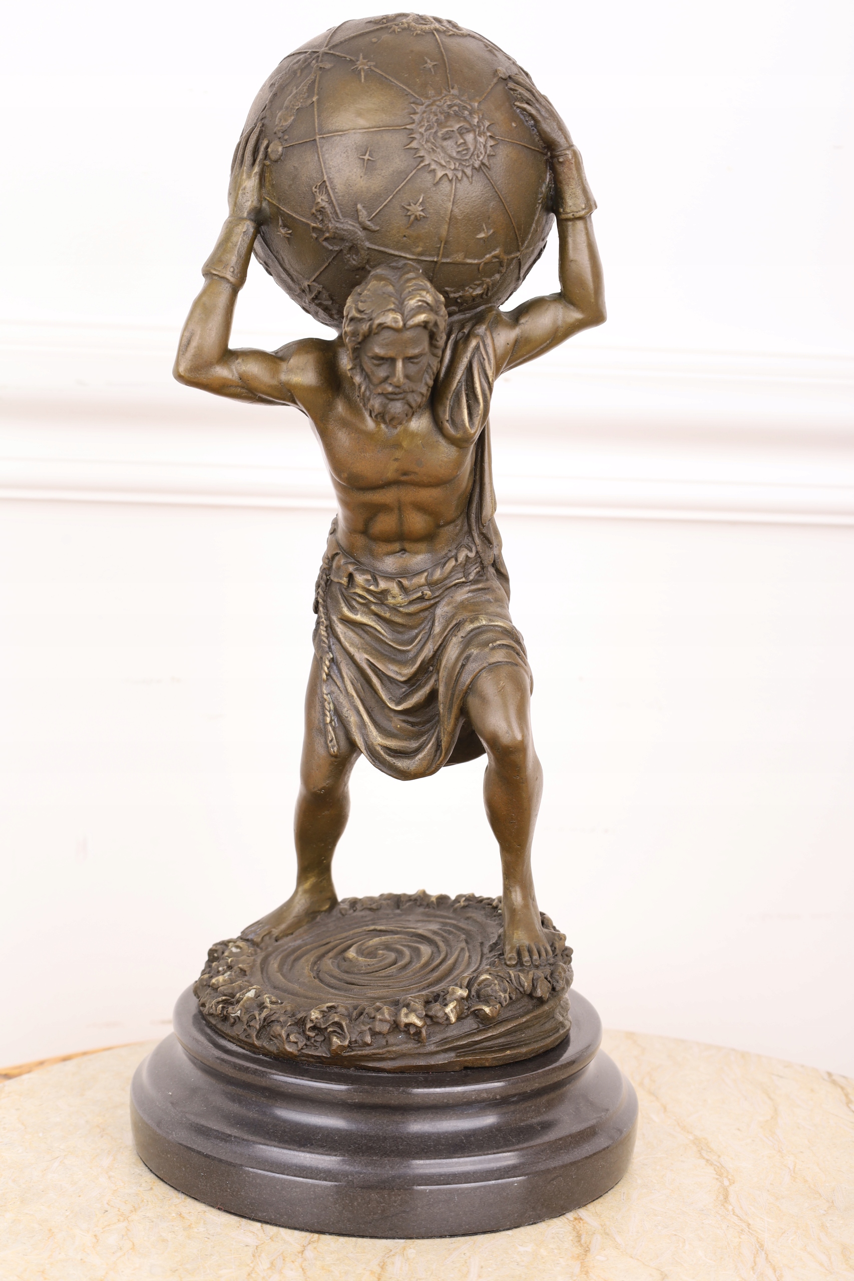 MITOLOGIA GRECKA - ATLAS FARNEZYJSKI brąz 14428552126 - Allegro.pl