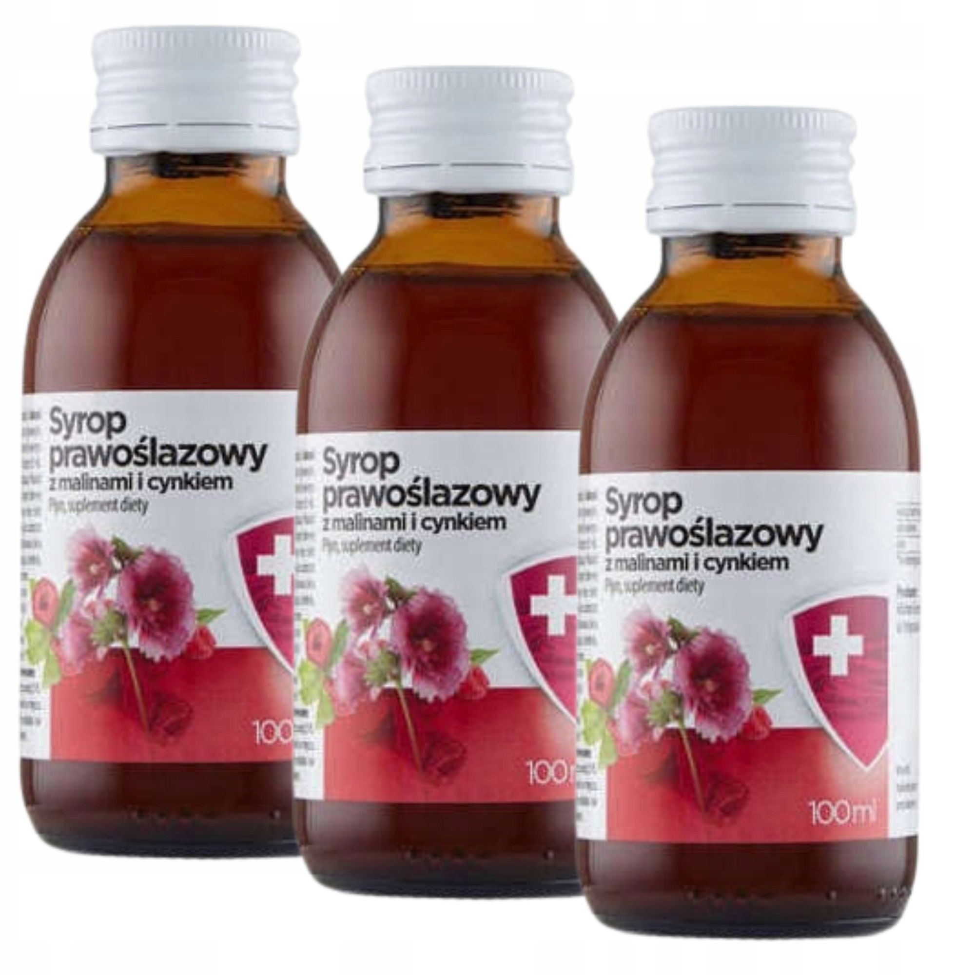 Syrop prawoślazowy z malinami i cynkiem 100 ml 14615922429 - Allegro.pl