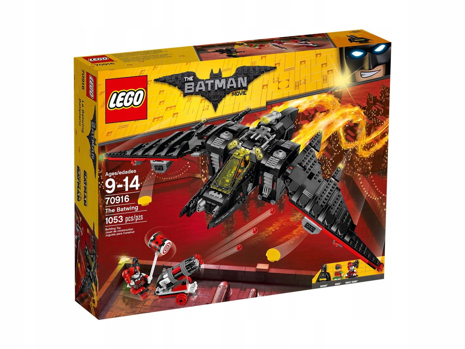 LEGO Batman Movie 70916 KLOCKI LEGO BATMAN 70916 BATWING BATNAN MOVIE ...