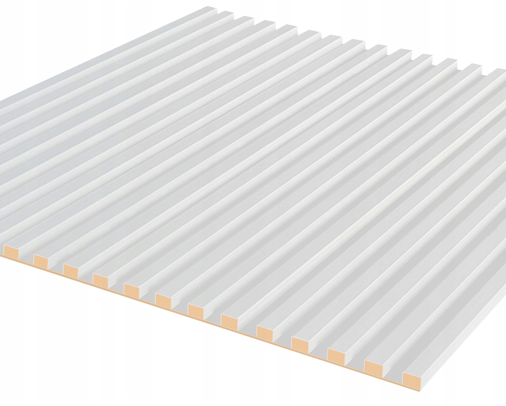 Lamele meblowe ścienne MINI SLIM wąskie białe 30 • Cena, Opinie ...