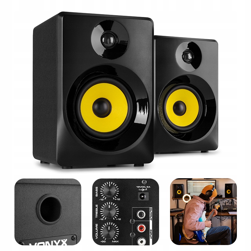 Monitor studyjny Vonyx 178.968 50 W - Sklep, Opinie, Cena w Allegro