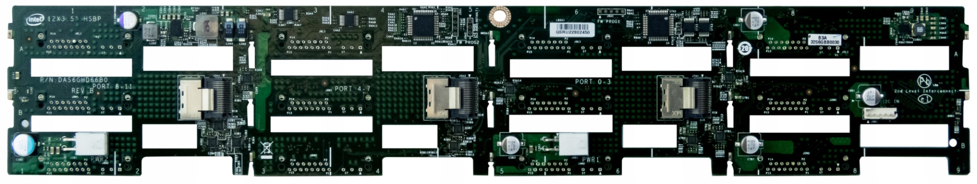 INTEL DAS6GHD66B0 BACKPLANE 12x SAS G43212-250 za 1378.00CZK - Allegro