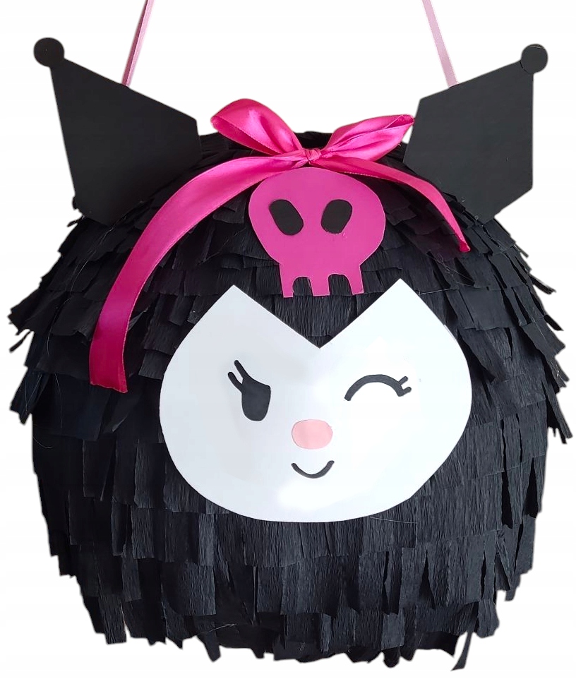 PINIATA URODZINOWA KUROMI HELLO KITTY PINATA + KIJ • Cena, Opinie - Allegro