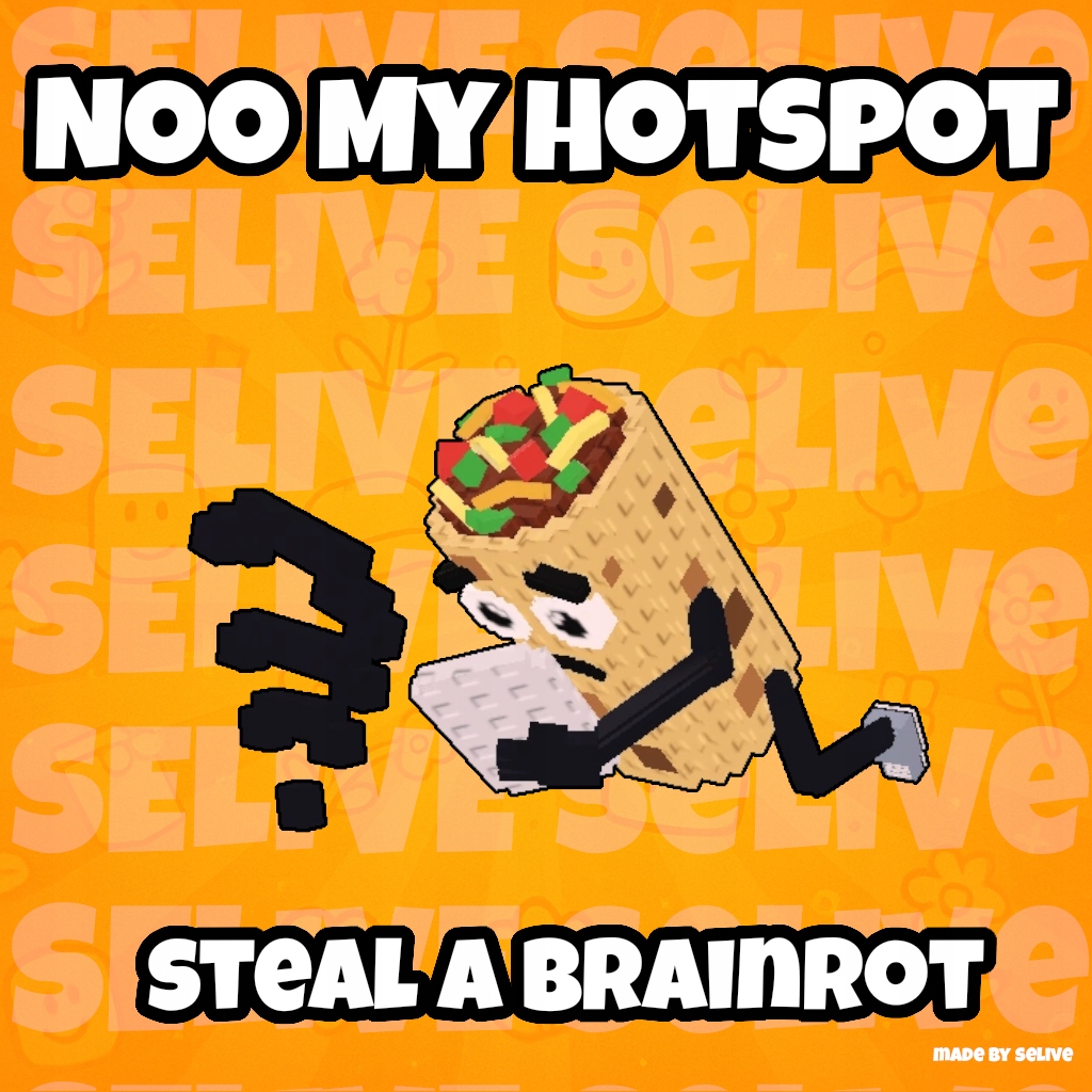 Nooo My Hotspot w Steal a Brainrot | Brainrot gra |Roblox | - Stan: Produkt cyfrowy 148.99PLN ...