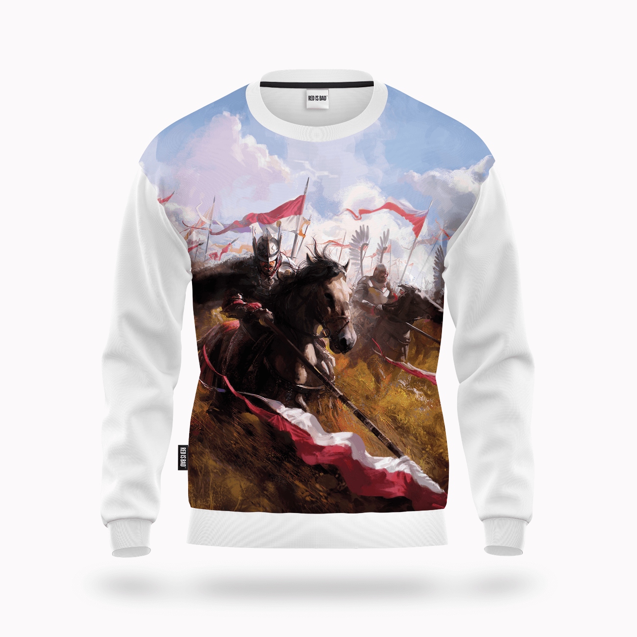 Red is Bad Bluza FULLPRINT HUSARIA SZARŻA v2 - M 13311590579 - Allegro.pl