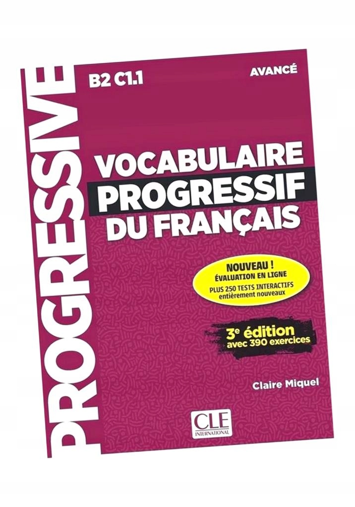 Vocabulaire Progressif du Francais Avance Ćwiczenia + CD + Klucz Claire Miquel | Podręcznik do ...