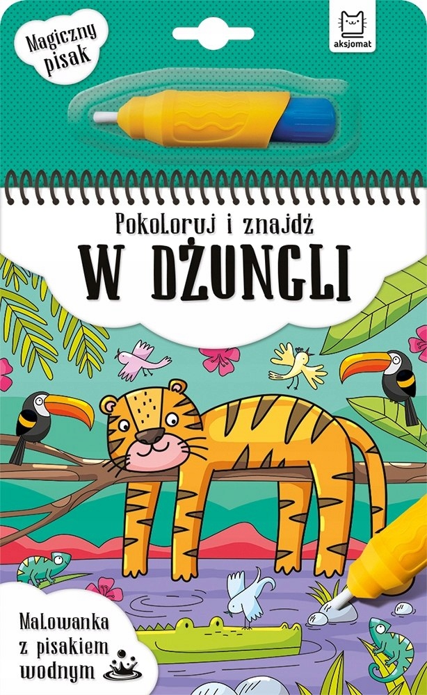 Pokoloruj i znajdź w dżungli Malowanka z pisakiem Aksjomat (14369291997 ... Pokoloruj i znajdź w dżungli Malowanka z pisakiem Aksjomat (14369291997 ...
