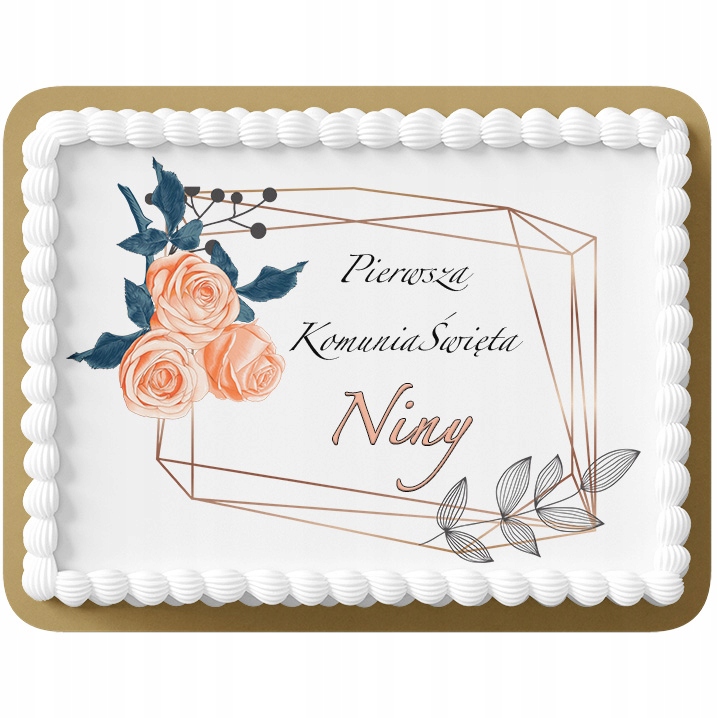 PAPIER PROFESJONALNY SKROBIOWY A3 KOMUNIJNY PIERWSZA KOMUNIA ŚWIĘTA RÓŻE (5906146235595) • Cena ...