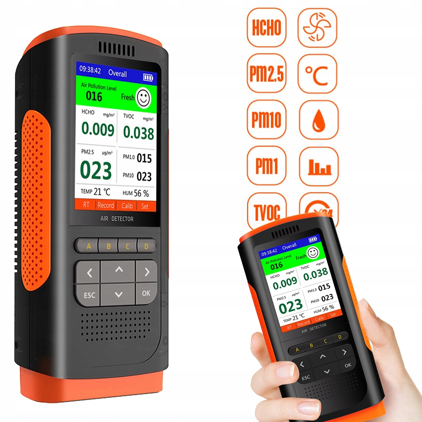 Przenośny Monitor Jakości Powietrza 6w1 (0786280179819) • Cena, Opinie 17880249891 • Allegro