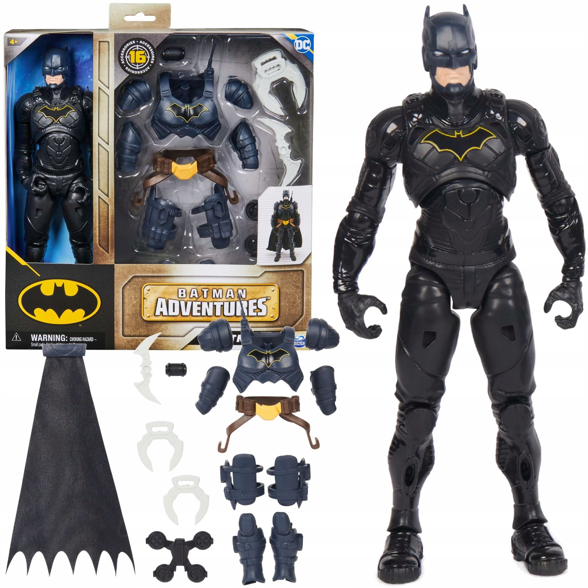 BATMAN DUŻA FIGURKA 30 CM DC COMICS ZESTAW AKCESORIA 16 ELEMENTÓW (778988250761) • Cena, Opinie ...