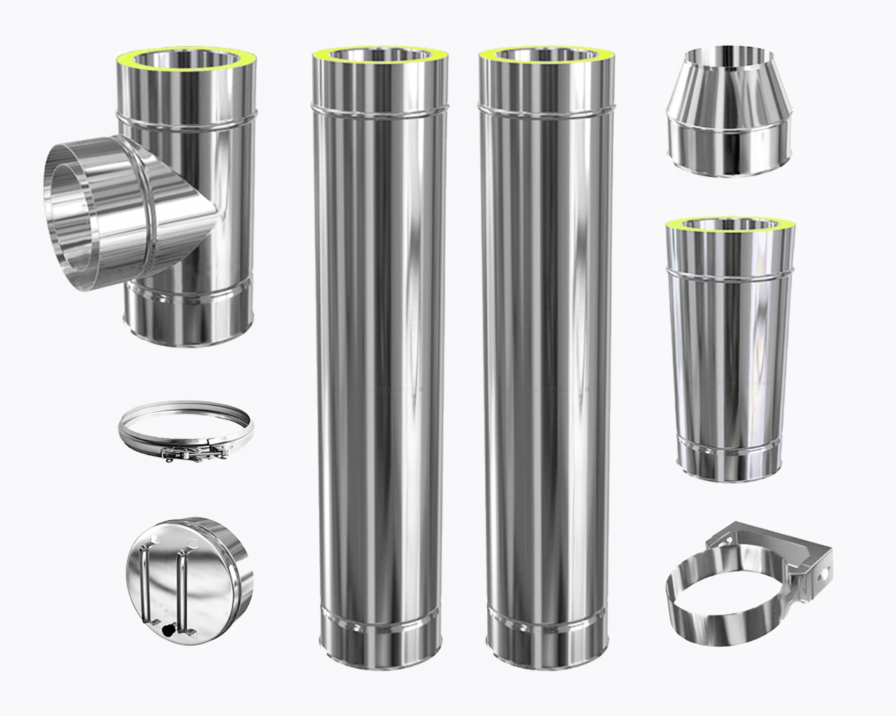 KOMIN ZEWNĘTRZNY IZOLOWANY fi 200 KWASOODPORNY (AFTS+DS/200/3m) • Cena, Opinie • Systemy ...