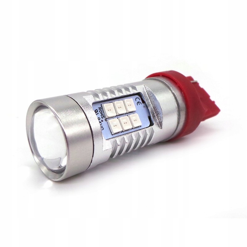 W21W LED czerwona 7440 12V CANBUS mocna 2000lm 1013 za 47,47 zł z ...