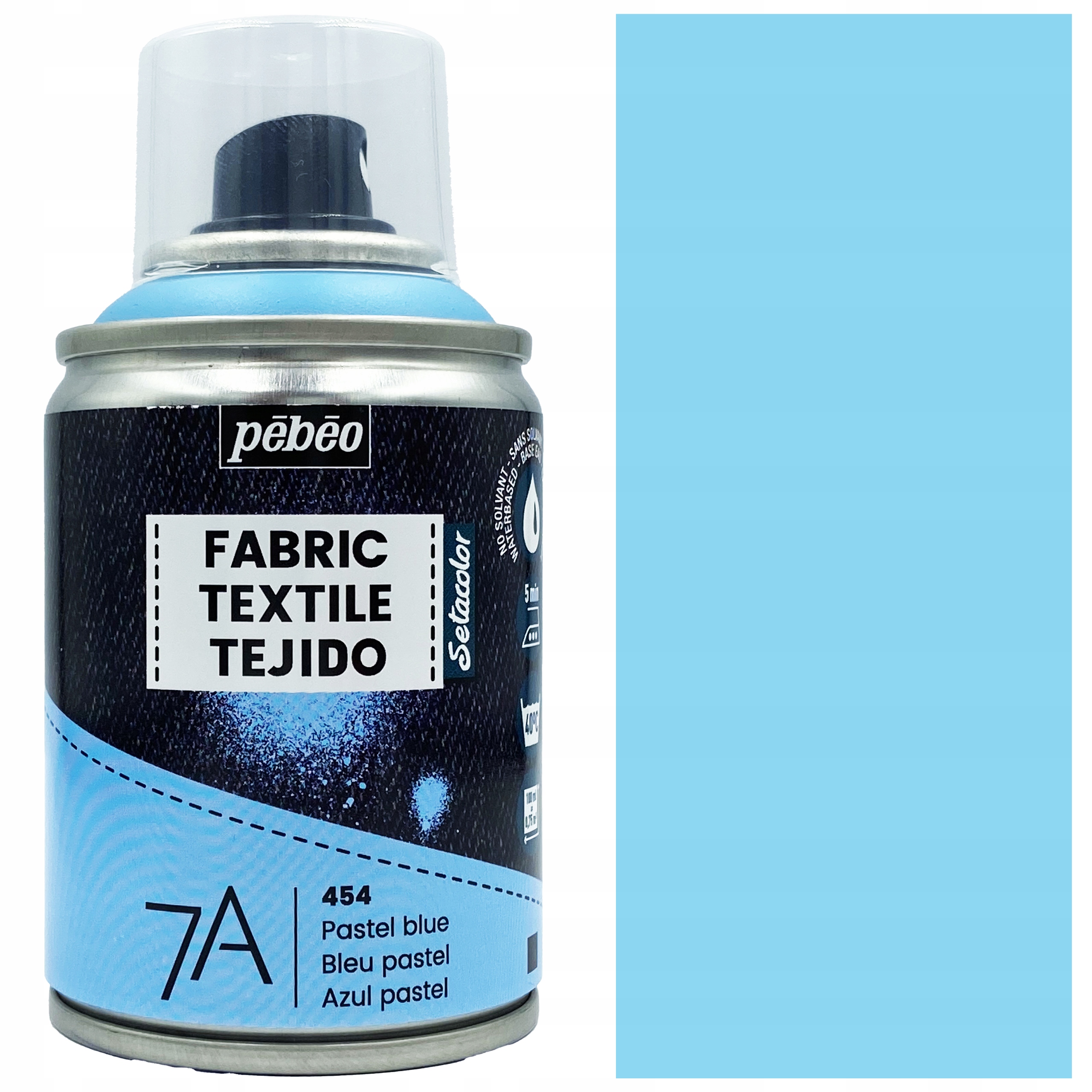 Barva na tkaniny SPRAY Pebeo 7A PASTELOVĚ MODRÁ 100 ml textil 454 - Allegro