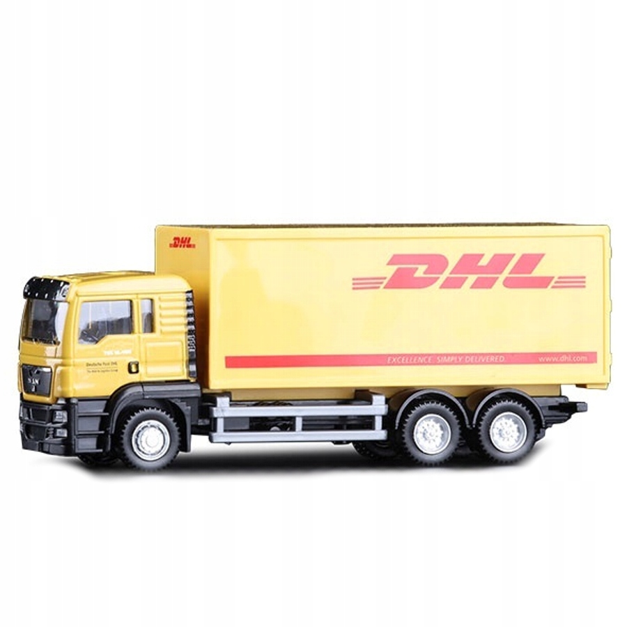 SAMOCHÓD AUTO ZABAWKA MODEL SCANIA DHL CIĘŻARÓWKA (45153471) • Cena ...