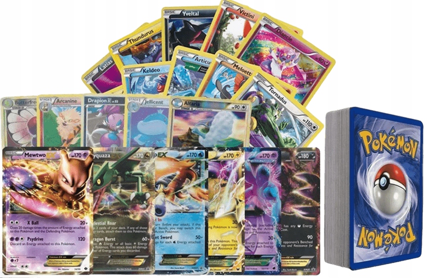 Oryginalne Karty Pokemon TCG - Zestaw 75 kart RZADKICH IDEALNE NA ...