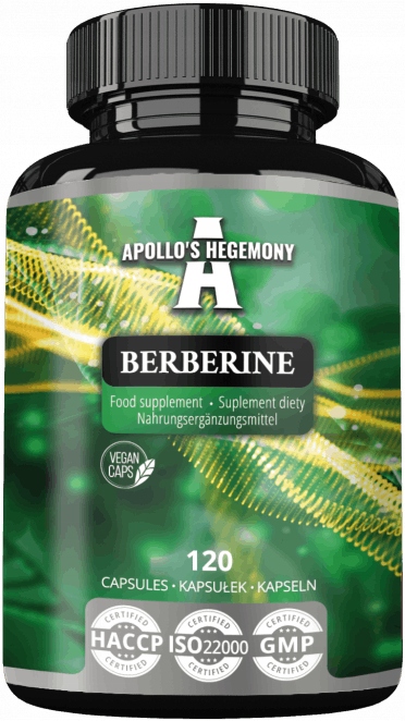 Suplement diety Apollo's Hegemony Berberyna 120 kapsułek wegańskich ...