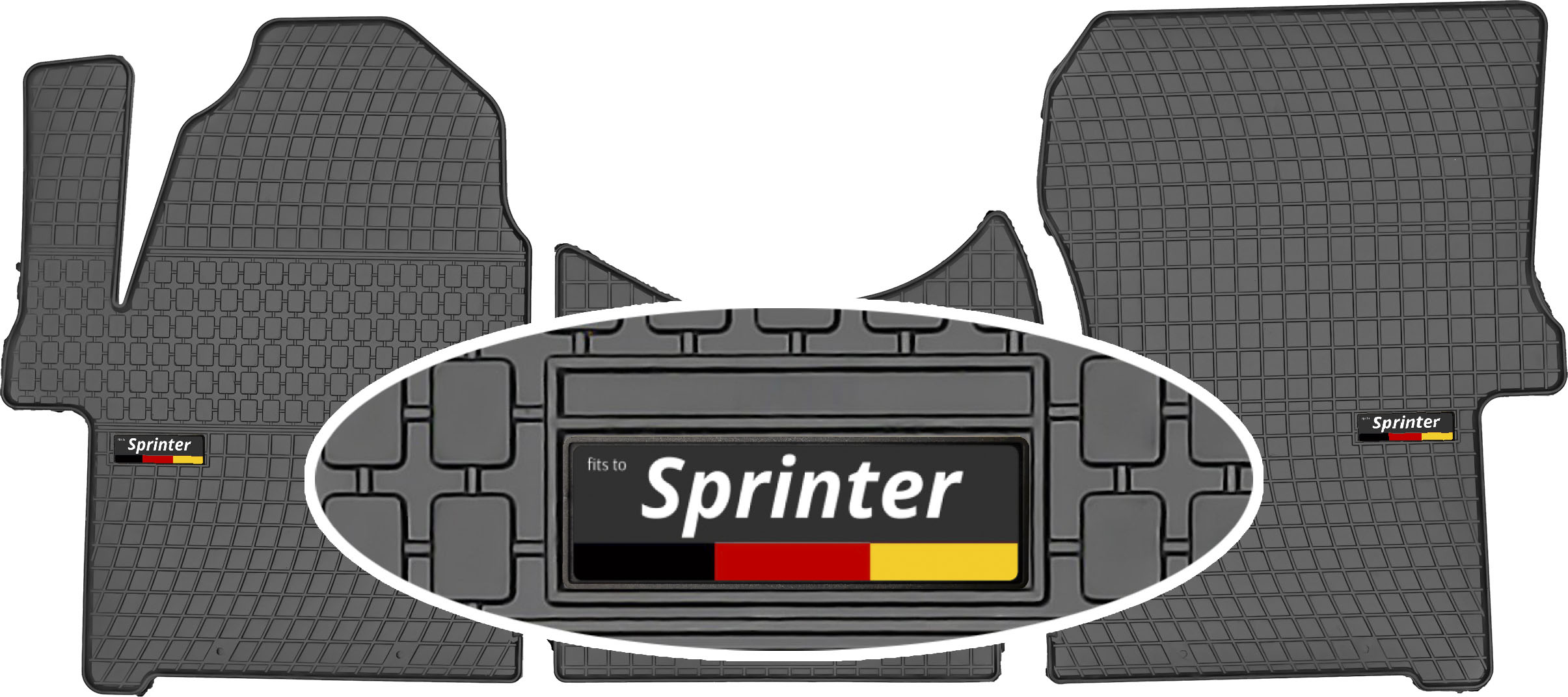 Mercedes Sprinter 2006-2017 Dywaniki PRISMAT do samochodu + EMBLEMAT 5904330409876 za 103.00PLN ...