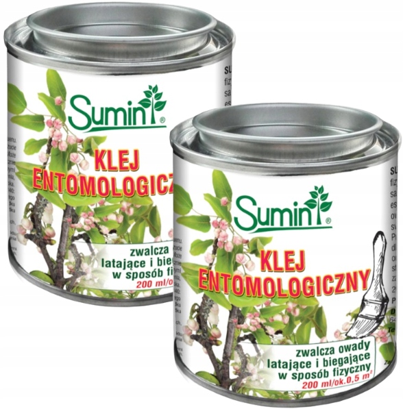 SUMIN KLEJ ENTOMOLOGICZNY lep do drzew na owady 2x200 ml (5907102012670) • Cena, Opinie • Środki ...