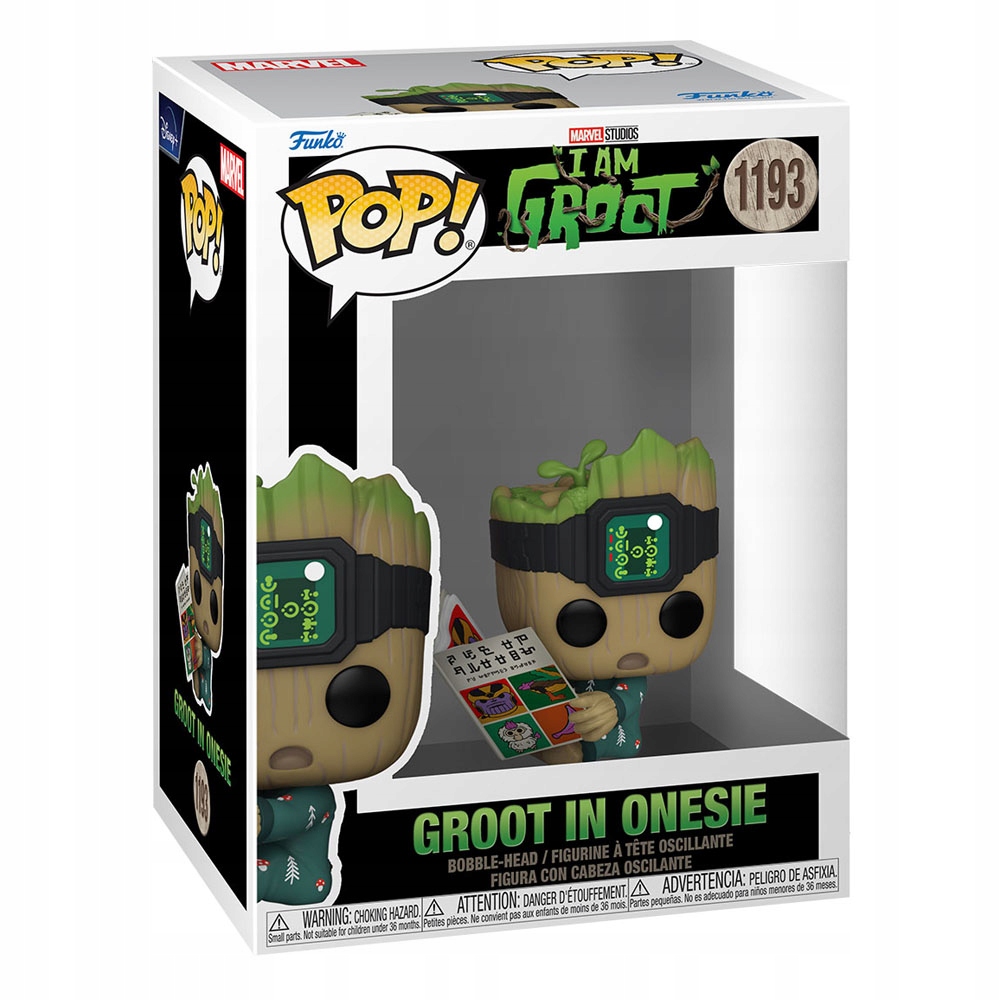Funko POP! I AM GROOT 1193 Groot PJs with Book (889698706513) • Cena ...