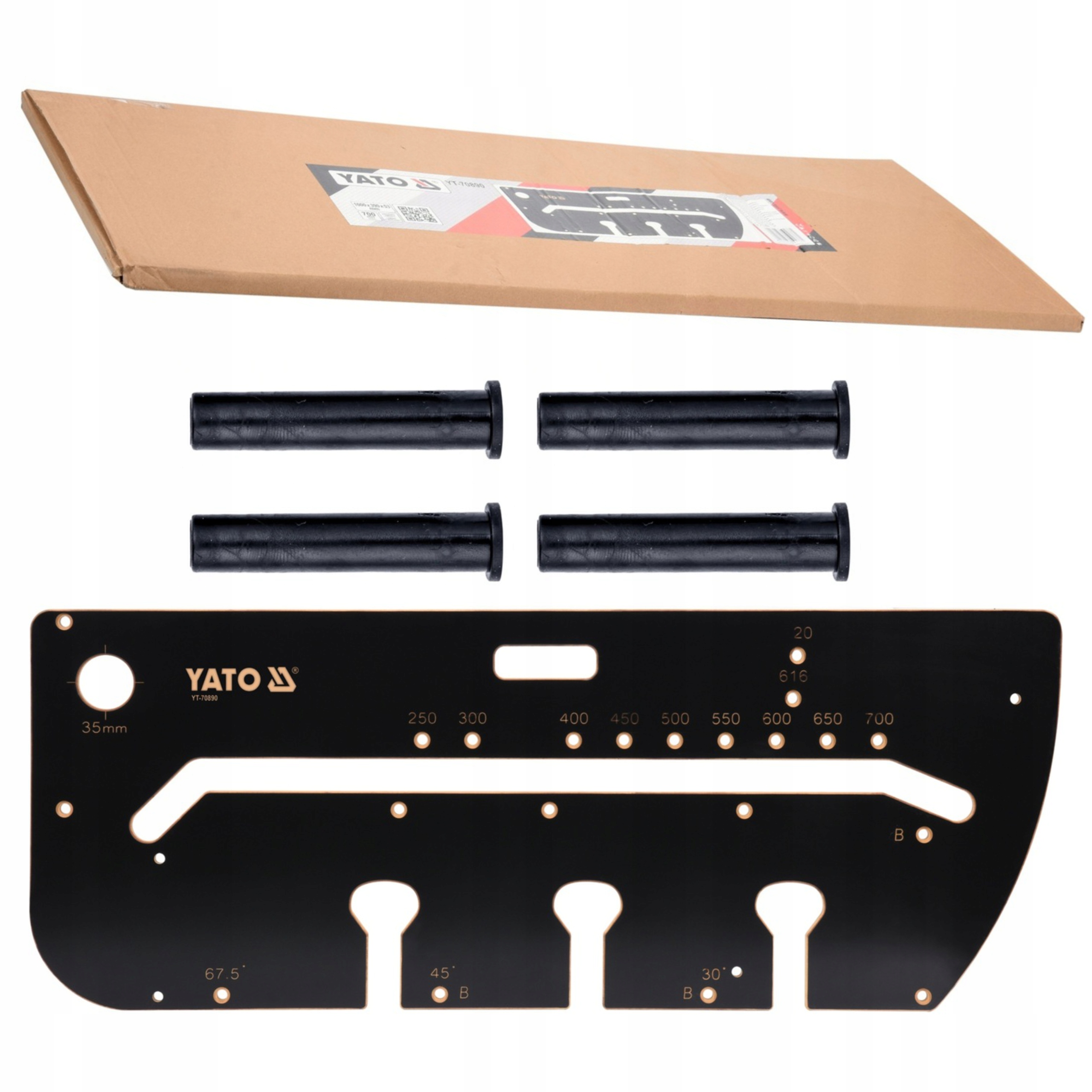 YATO SZABLON DO ŁĄCZENIA BLATÓW KUCHENNYCH FREZARSKI 700mm YT-70890 ...