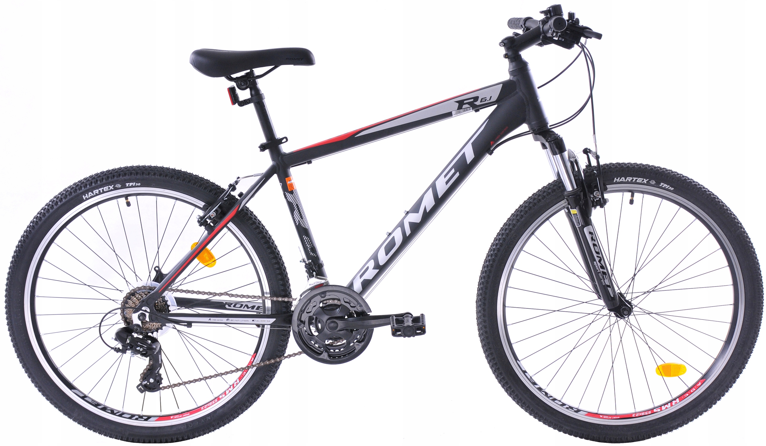 Rower MTB Romet Rambler R6.1 LTD rama 17 cali koło 26 " czarny ...
