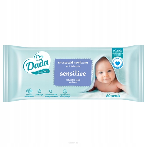 Chusteczki nawilżane Dada Extra Soft Sensitive 80 13993530973 - Allegro.pl Chusteczki nawilżane Dada Extra Soft Sensitive 80 13993530973 - Allegro.pl