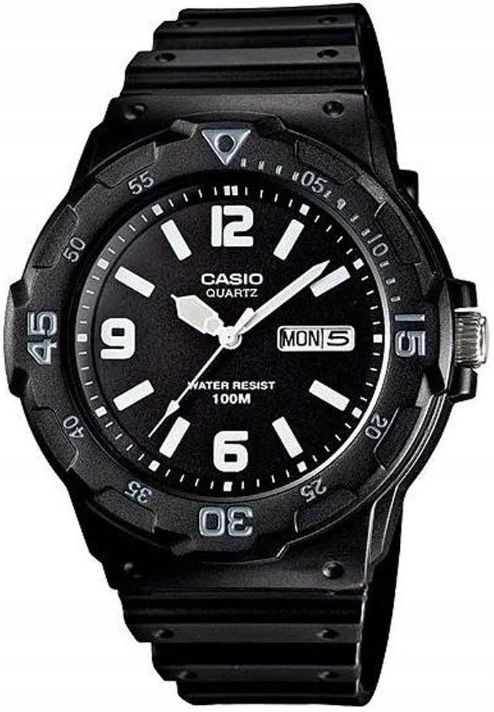 Casio zegarek męski MRW-200H-1B2 (4971850945291) • Cena, Opinie • Męskie 18126801850 • Allegro