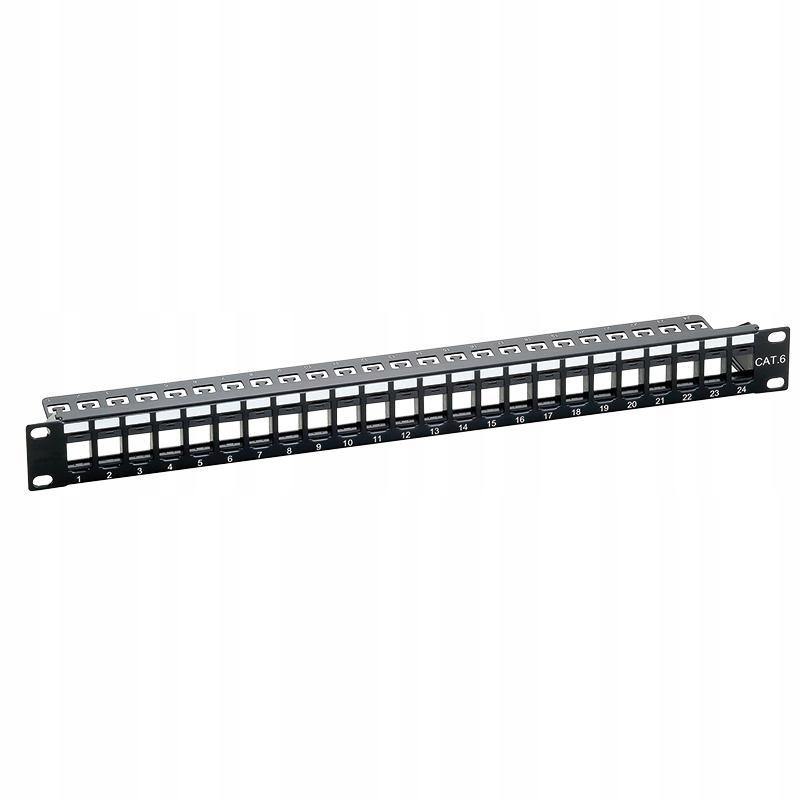 Patch panel 19" LogiLink NK4043 24 x keystone, 1U, nieekranowany ...