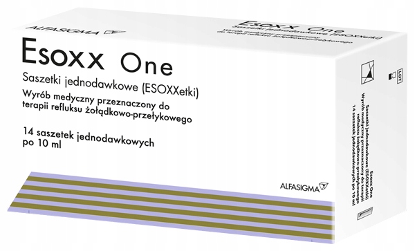 ESOXX ONE 14sasz LECZENIE REFLUKSU ŻOŁĄDKOWEGO (0617721234128) • Cena ...