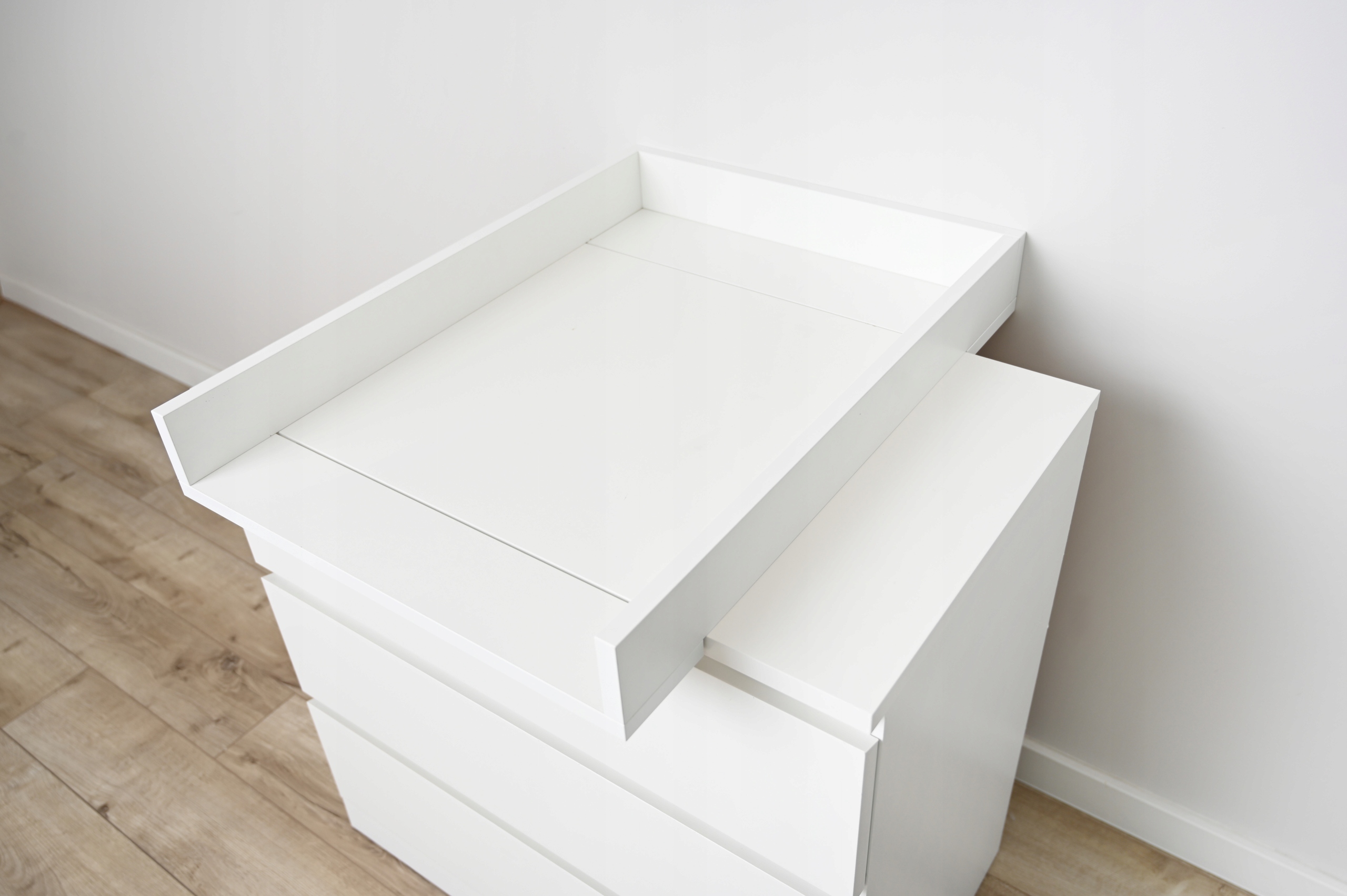 Prebaľovací pult pevný maluchove 50 x 70 cm biely - Allegro