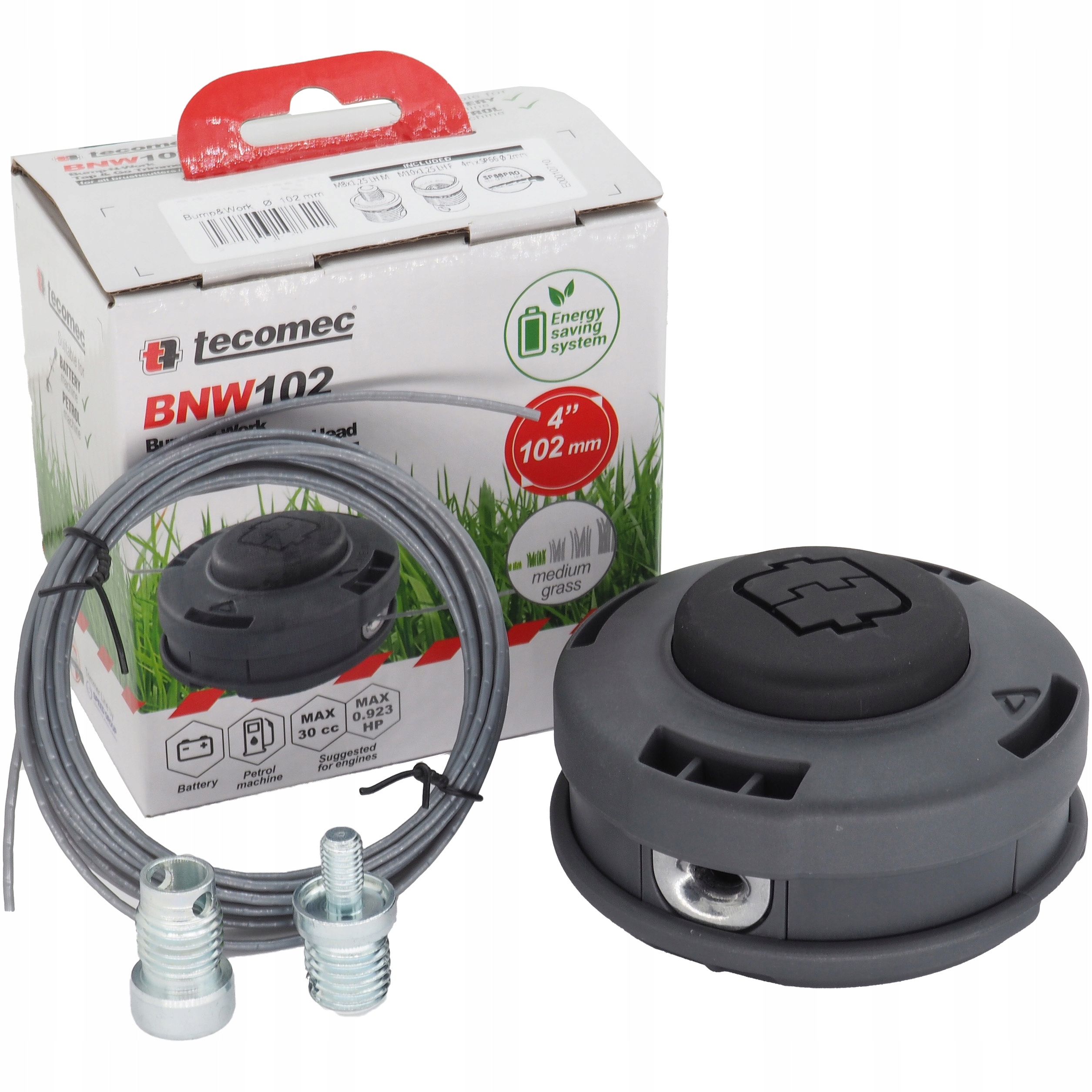 ORYGINALNA TECOMEC MOCNA GŁOWICA DO KOSY SPALINOWEJ NAC Easy Feed M10 M8 (6952178552512) • Cena ...