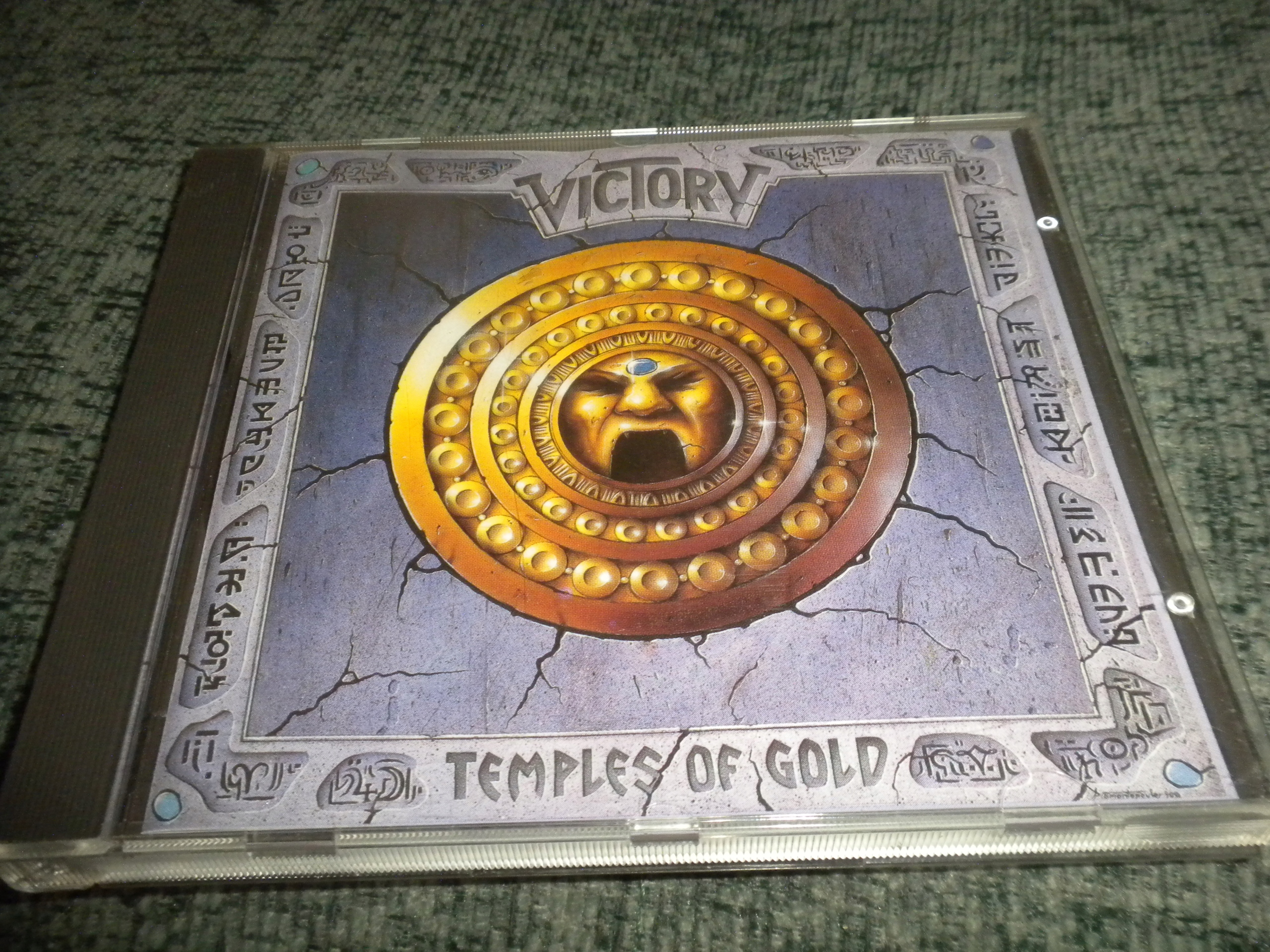 VICTORY Temples Of Gold FIRST RARE PRESS 1990 KULT heavy Metronome Rec ...
